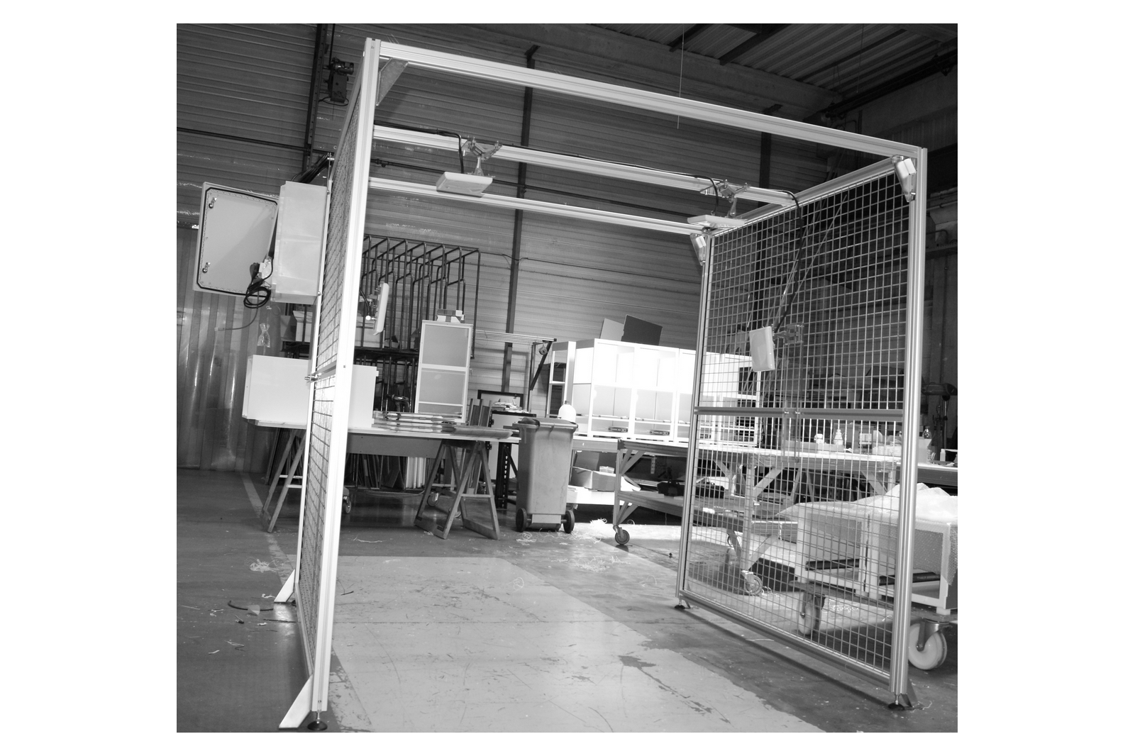 Fabrication de portique RFID sur mesure - ERM